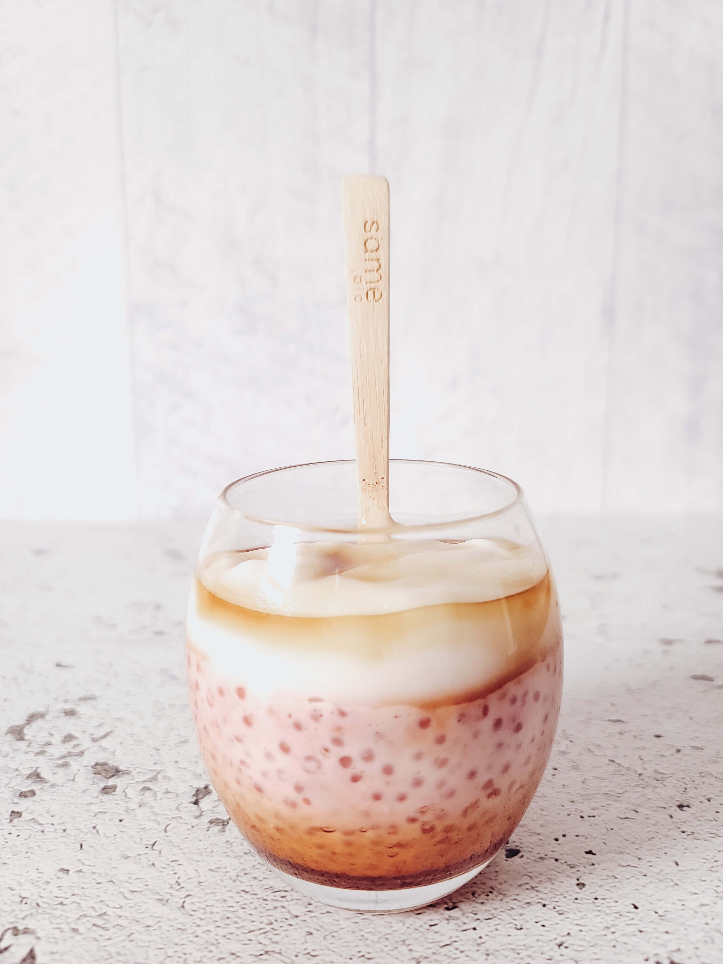 Tapioca rosé aux fruits et légumes | Same.bio